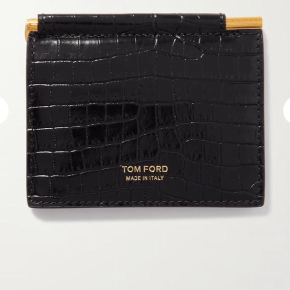 Tom Ford | Bags | Tom Ford Mens T Line Chocolate Wallet With Money Clip ...